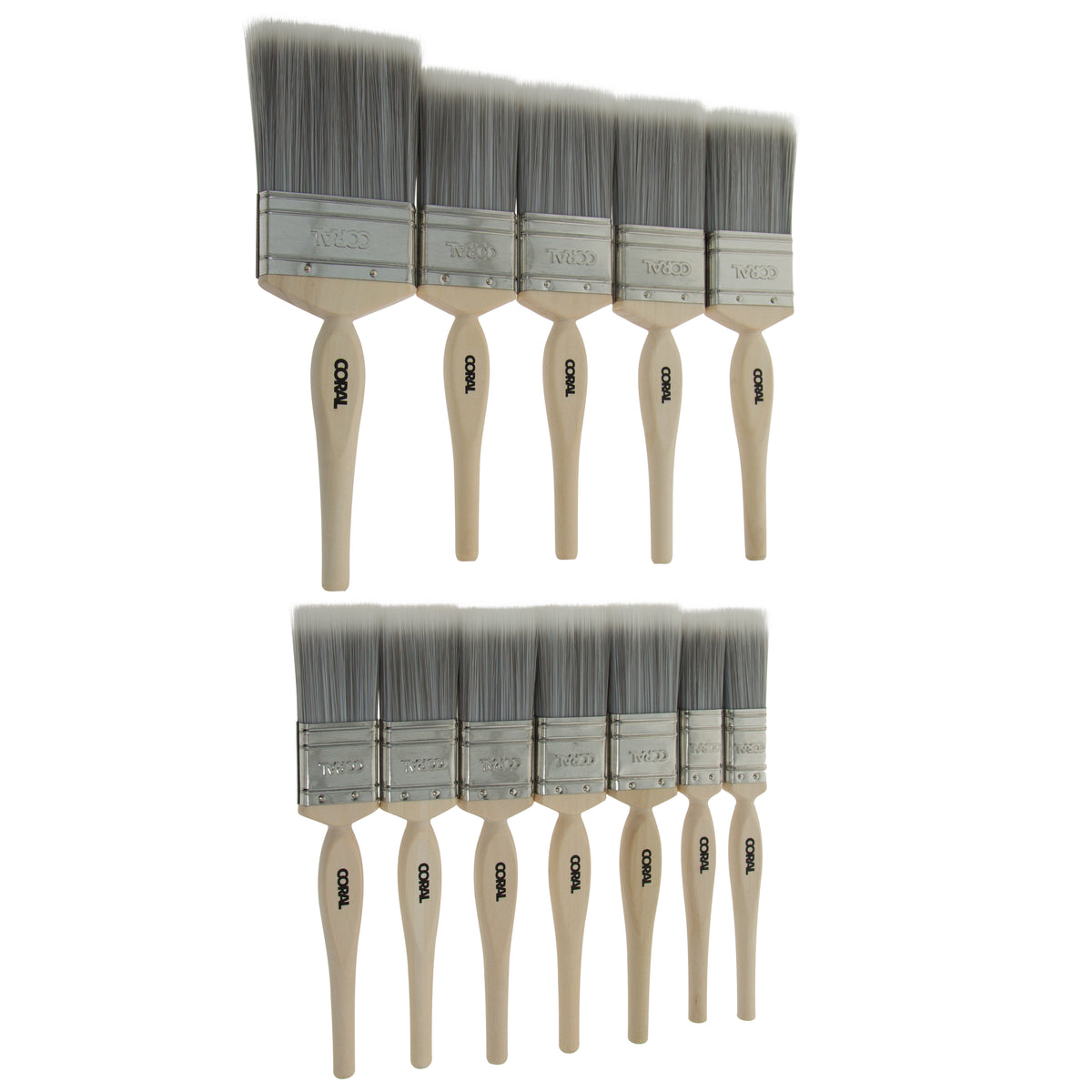 Paint Brush Set 12PC 31409 | Coral Painter's Dozen – Coral Tools Ltd