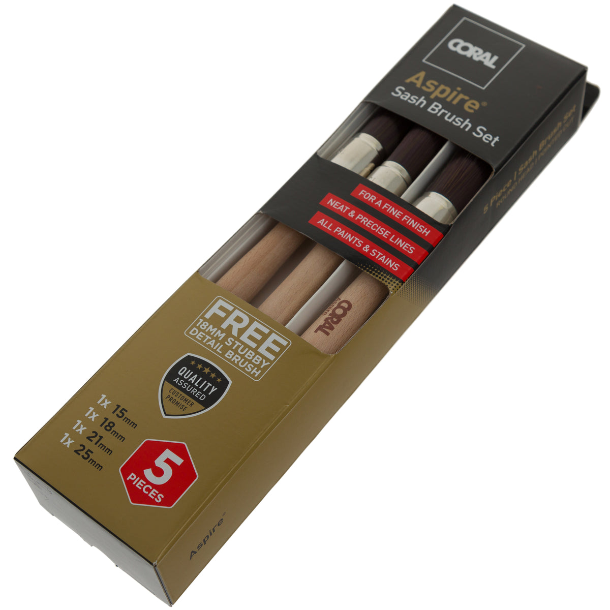 Round Sash Paint Brush | Coral Aspire 33719 – Coral Tools Ltd