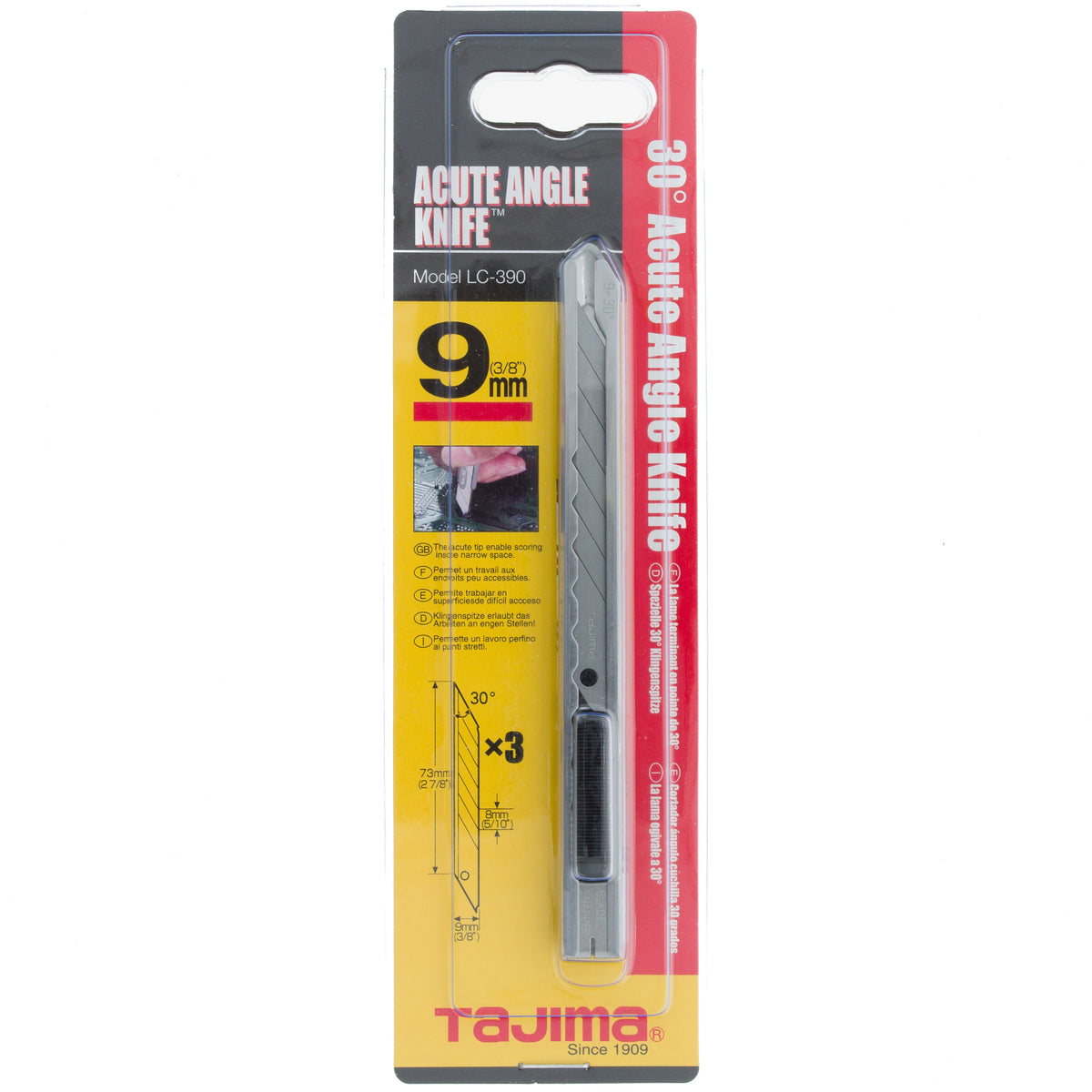 Snap Off Knife 30 9mm | Tajima Acute 96809 – Coral Tools Ltd